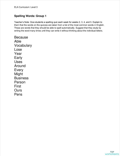 Writing B1 module 2. Interactive worksheet | TopWorksheets