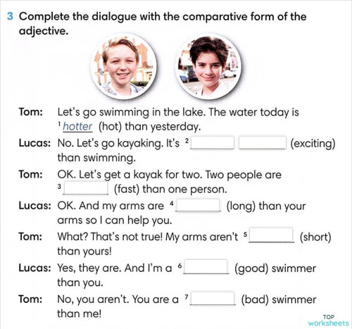 Modifiers- quite, really, very. Interactive worksheet | TopWorksheets