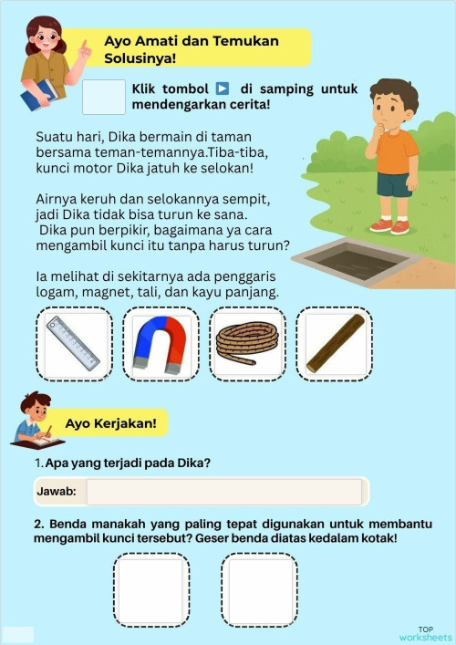 E-LKPD Berbasis Problem Based Learning. Interactive worksheet | TopWorksheets