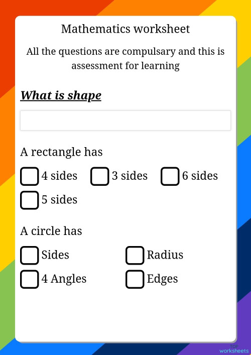 Mathematics worksheet. Interactive worksheet | TopWorksheets