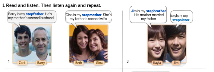 II Trim 3 Describe extended family. Interactive worksheet | TopWorksheets