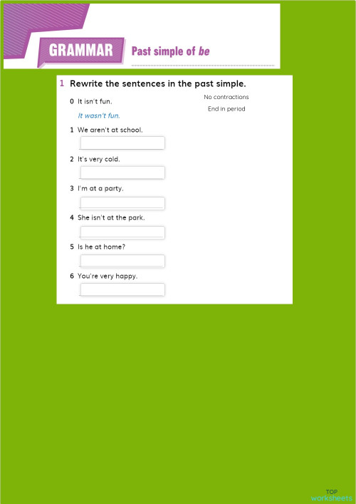 UNIT 4 GRAMMAR-VOCABULARY PAGE 21. Interactive worksheet | TopWorksheets