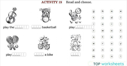 KB109 Section 1 Activity 19. Interactive worksheet | TopWorksheets