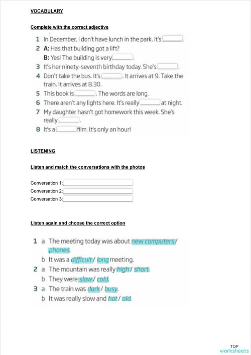 Present simple. Ficha interactiva | TopWorksheets