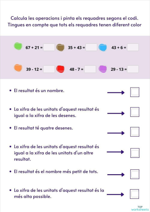 CARACTERÍSTIQUES DELS NOMBRES 1. Fitxa interactiva | TopWorksheets