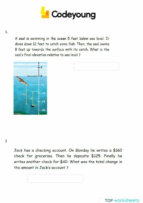 Applied problems on addition and subtraction concept HW. Interactive worksheet | TopWorksheets