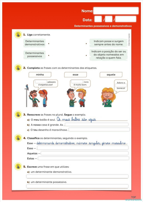 3º Ano: fichas interativas e exercícios online | TopWorksheets