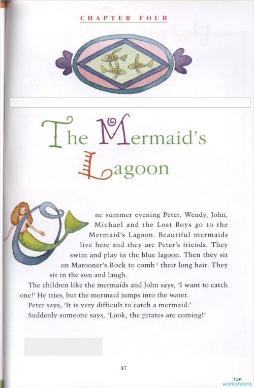 Peter Pan chapter 4. ورقة عمل تفاعلية | TopWorksheets