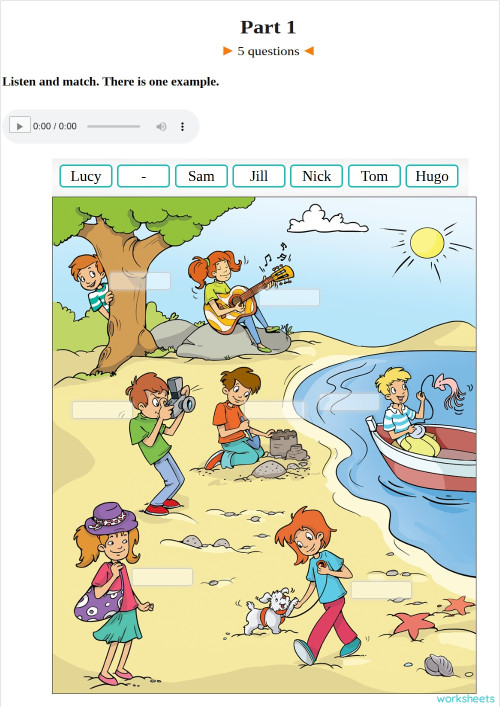 English language: interactive worksheets and online exercises ...