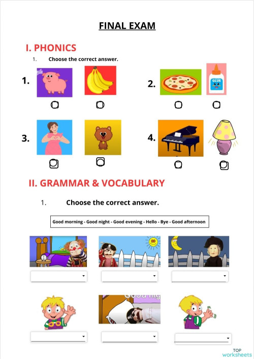 Starters 1 sj unit 1. Interactive worksheet | TopWorksheets