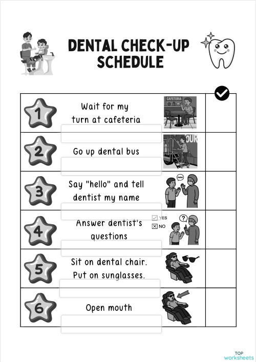 Dental Check-up 2025 (1). Interactive worksheet | TopWorksheets