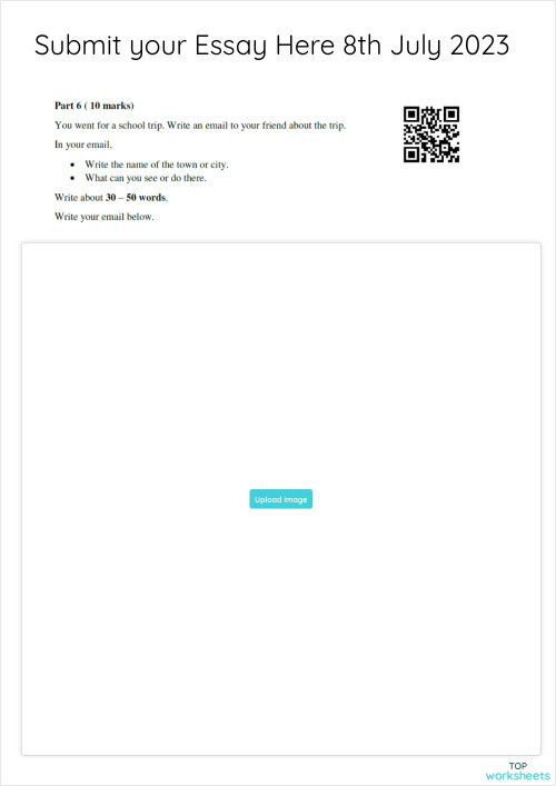 Year 5 -Writing Task Assessment - Essay Submission. Interactive ...