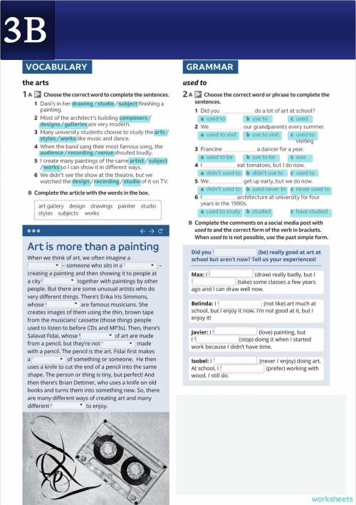 SL / Navy / 3B. Interactive worksheet | TopWorksheets