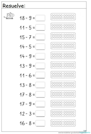 Diez más, diez menos. Ficha interactiva | TopWorksheets