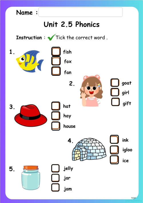K2_Letter Jj. Interactive worksheet | TopWorksheets