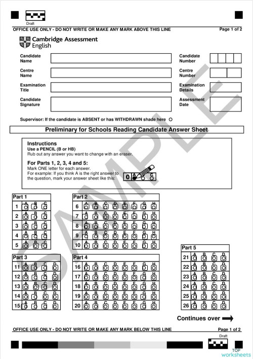 Mock Exam 2 - Reading. Interactive worksheet | TopWorksheets
