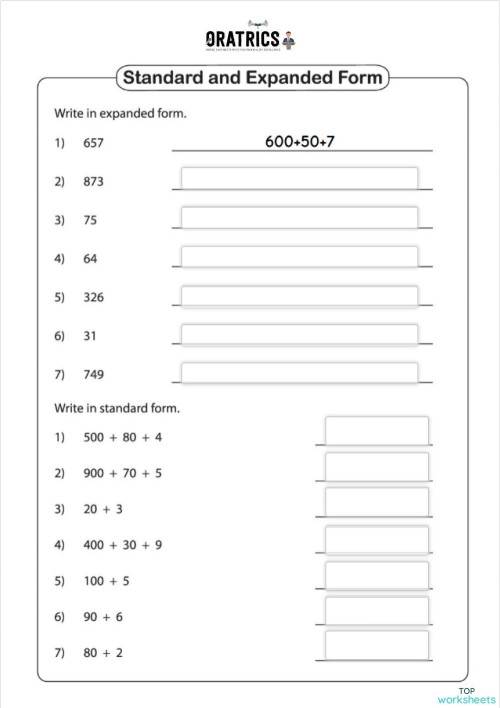Place and Order GG. Interactive worksheet | TopWorksheets