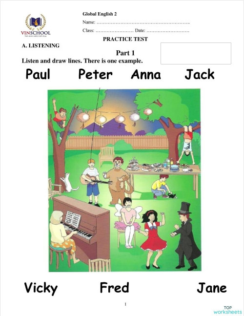 S2_Week 16 - Mini Test. Interactive worksheet | TopWorksheets