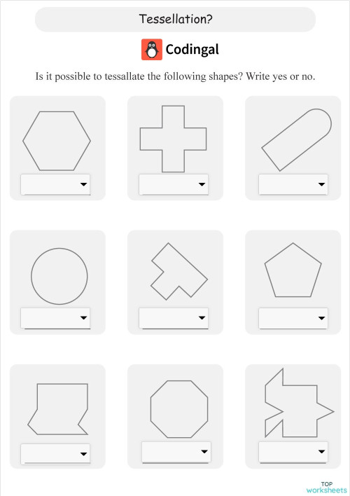 M_G04M17L55_WA01_Its possible to tessallate the following shape ...