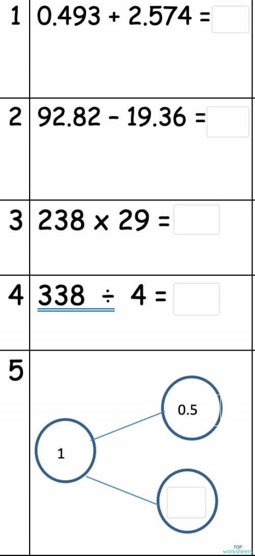 5-A-Day Year 6 Block 1 Week 1 Day 3. Interactive worksheet | TopWorksheets