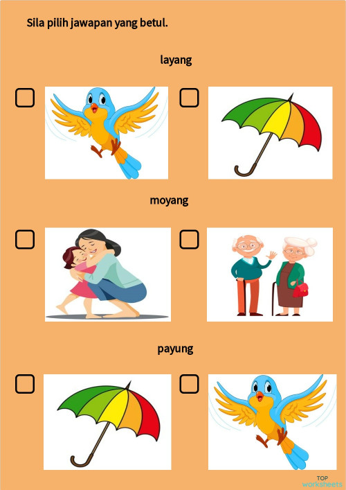 L1- konsonan yang. Interactive worksheet | TopWorksheets