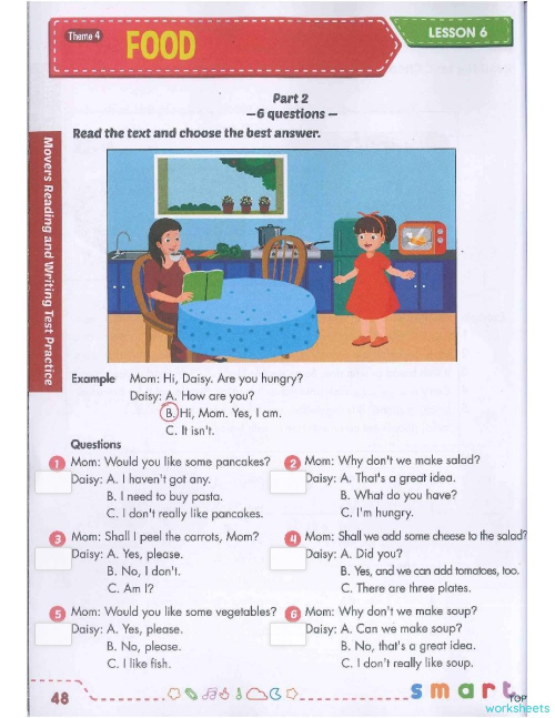 Grade 3 - Theme 4 - Lesson 6 & Theme 5 - Lesson 1. Bài tập tương tác ...