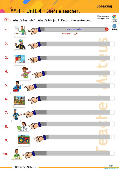 Speaking: interactive worksheets and online exercises | TopWorksheets
