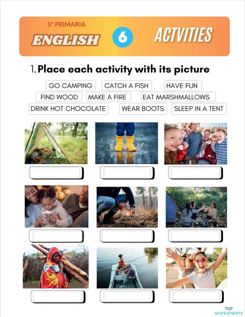 Activities and past (irregular verbs). Interactive worksheet ...