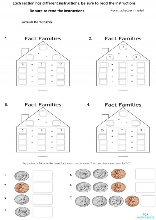 Math Check Point test. Interactive worksheet | TopWorksheets