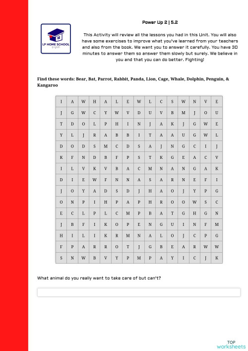 Power Up 2 | 5.2. Interactive worksheet | TopWorksheets