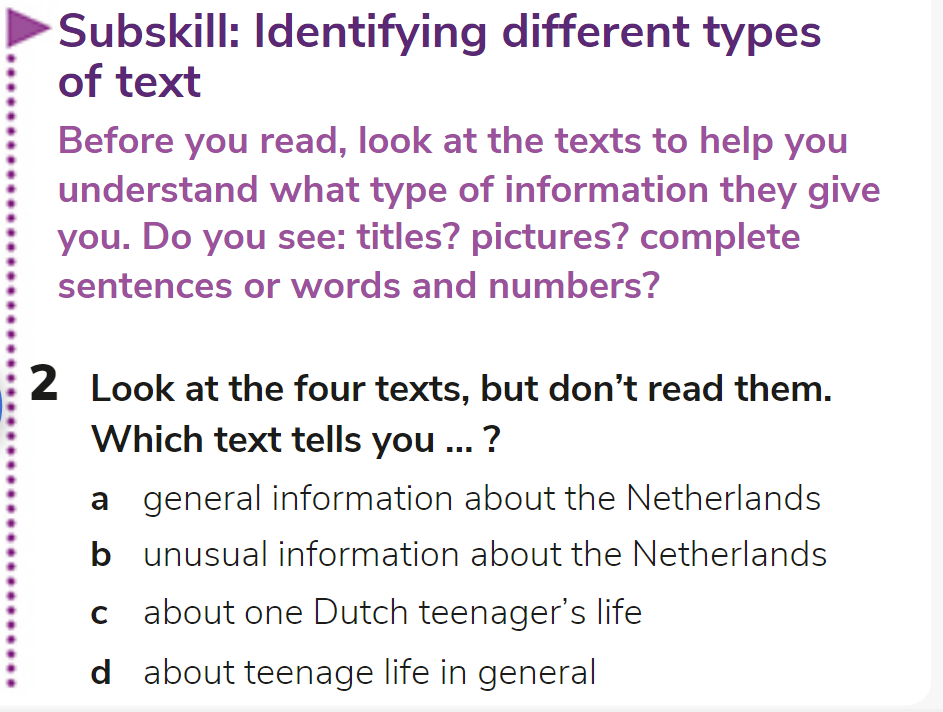 Reading U1 L2. Interactive worksheet | TopWorksheets