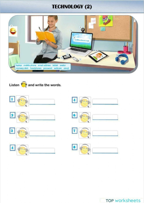 Technology. Interactive worksheet | TopWorksheets