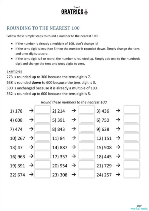 Number Line EE. Interactive worksheet | TopWorksheets