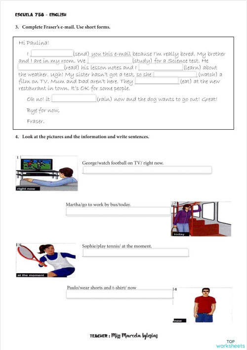 TO BE simple present. Interactive worksheet | TopWorksheets