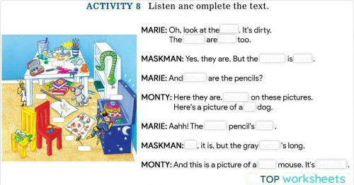 Kb 105 s02-08. Interactive worksheet | TopWorksheets