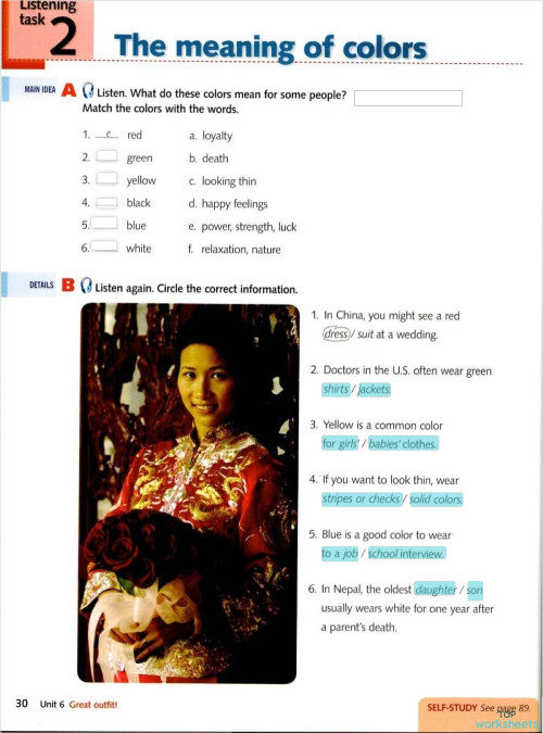 Active listening part 3. Interactive worksheet | TopWorksheets