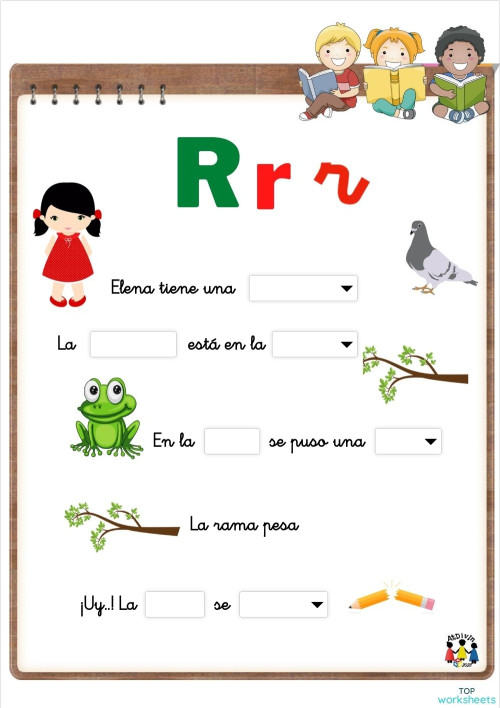 Lectura R1. Ficha interactiva | TopWorksheets