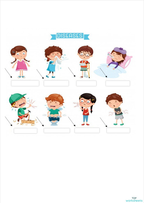 diseases worksheet. Interactive worksheet | TopWorksheets