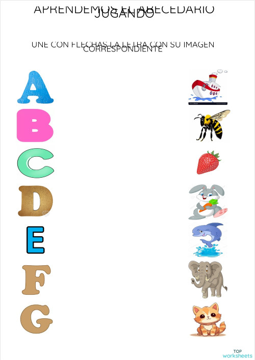 ABECEDARIO. Ficha interactiva | TopWorksheets