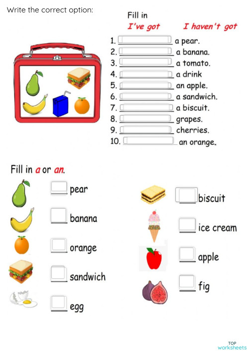 I've got 3. Interactive worksheet | TopWorksheets