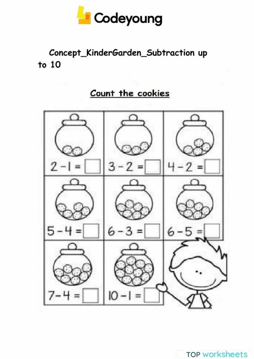 Subtraction for kg. Interactive worksheet | TopWorksheets