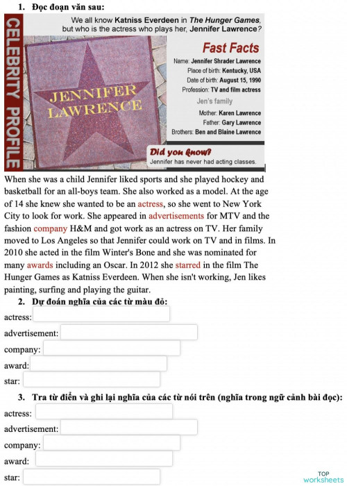 Homework_Day 1. Interactive worksheet | TopWorksheets