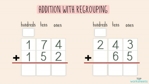Year 2 Math | Addition with Regrouping (in hundreds). Interactive ...