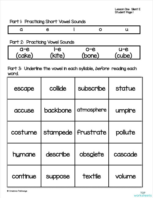 short vowels. Interactive worksheet | TopWorksheets