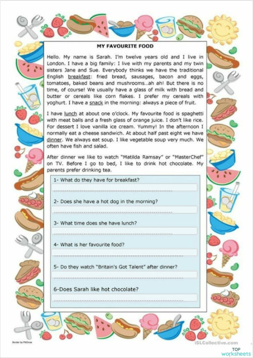 Writing Exercise_Present Simple. Interactive worksheet | TopWorksheets