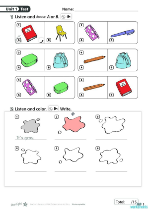 Starlight 1 Unit. Interactive worksheet | TopWorksheets