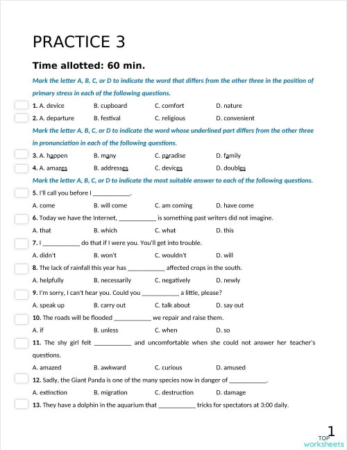 likely/unlikely. Interactive worksheet | TopWorksheets