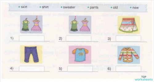 I like your skirt. Interactive worksheet | TopWorksheets