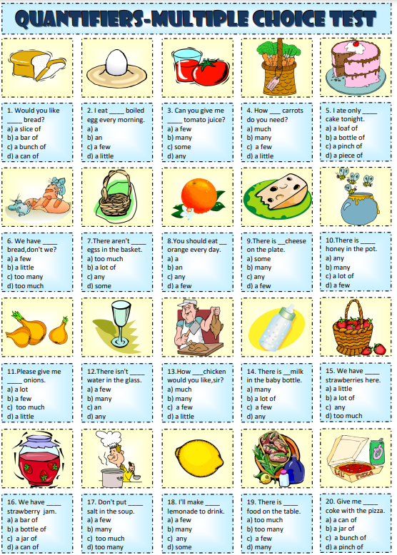 CONTAINERS. Interactive worksheet | TopWorksheets