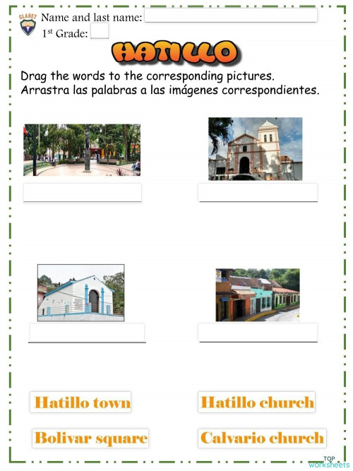 1st G. Project. Week 3. Interactive worksheet | TopWorksheets